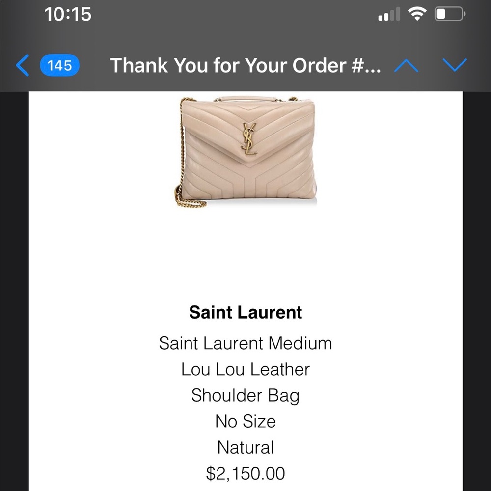 Authentic Ysl Lou Lou Bag - Gem